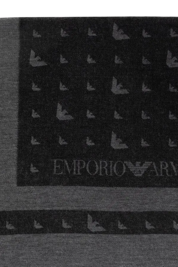 Emporio Armani Fringed Edge Scarf