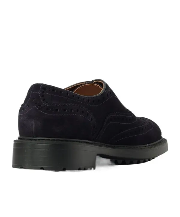 DOUCAL'S Visone Suede Brogue Derby Shoes