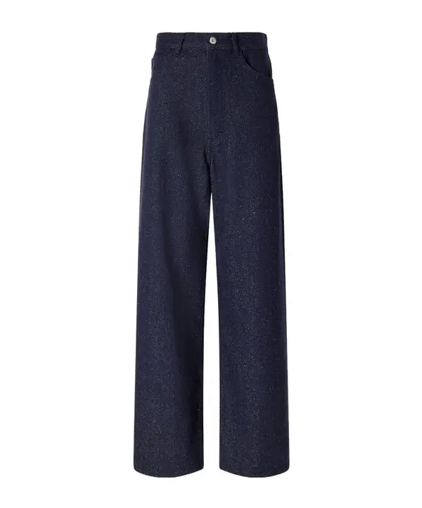 Auralee Casual Trousers With Belt Loops