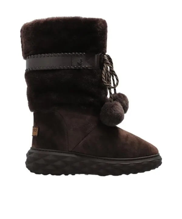 JIMMY CHOO Round-toe Short Boots