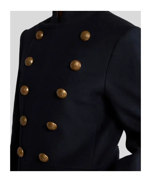 Etro Double-breasted Wool-blend Cloth Coat