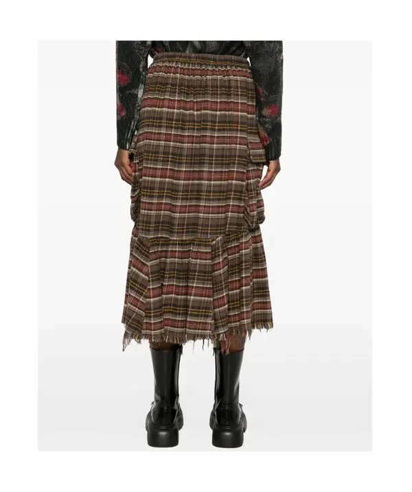R13 Plaid Skirt