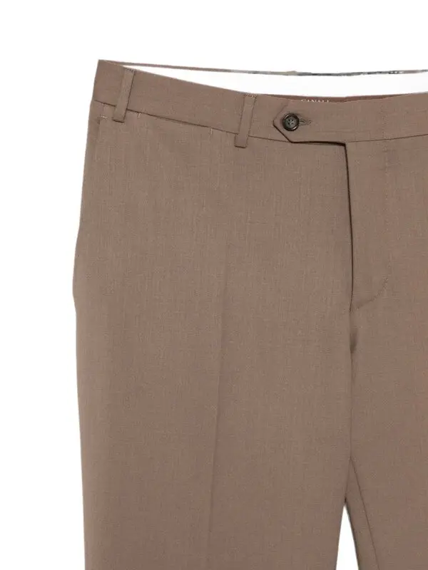 Canali Pressed-crease Tailored Trousers