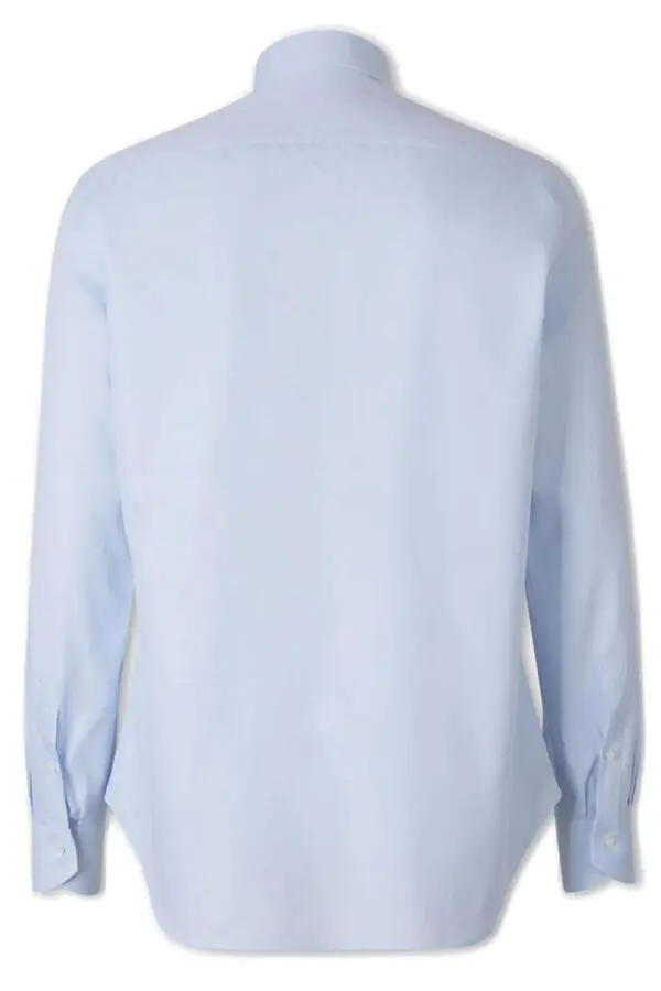 Canali Long Sleeved Plain Shirt