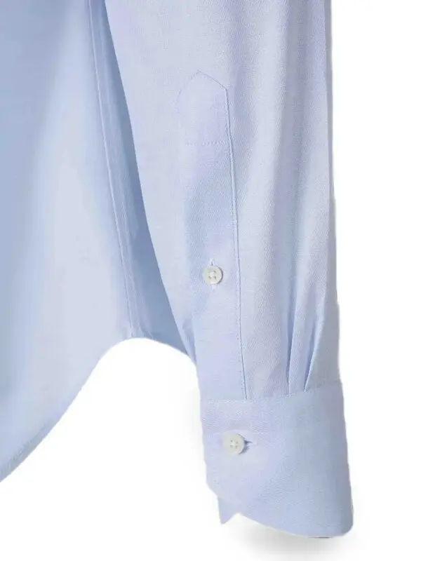 Canali Long Sleeved Plain Shirt