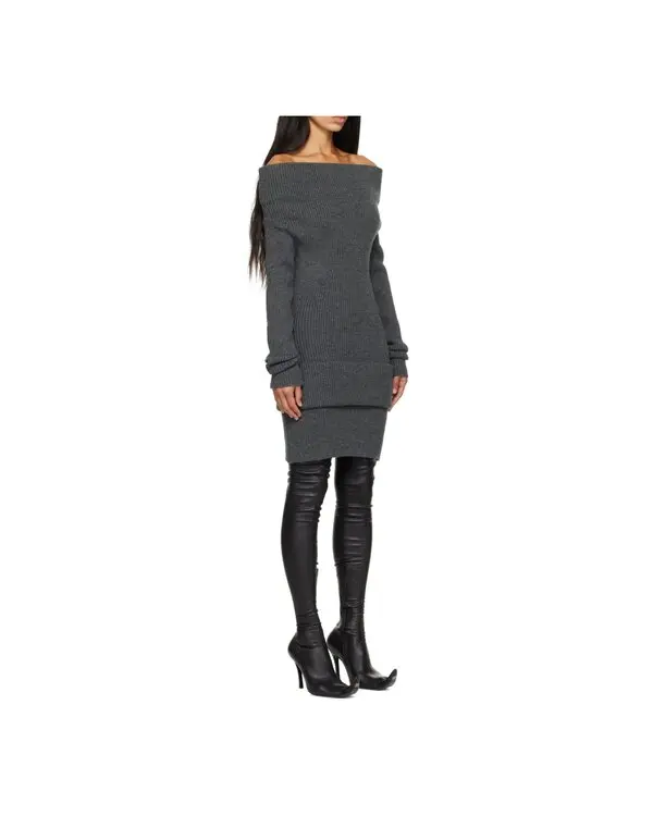 JEAN PAUL GAULTIER Off-the-shoulder Knit Dress - No