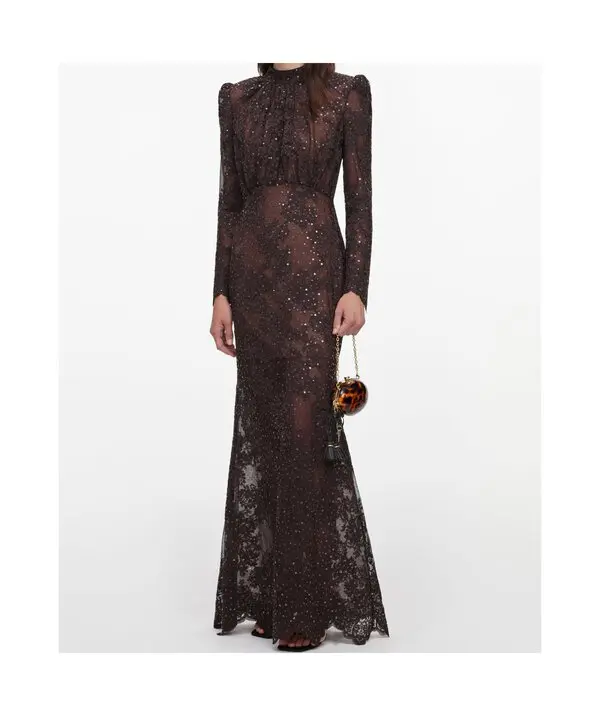 SELF-PORTRAIT Long-sleeved Dress
