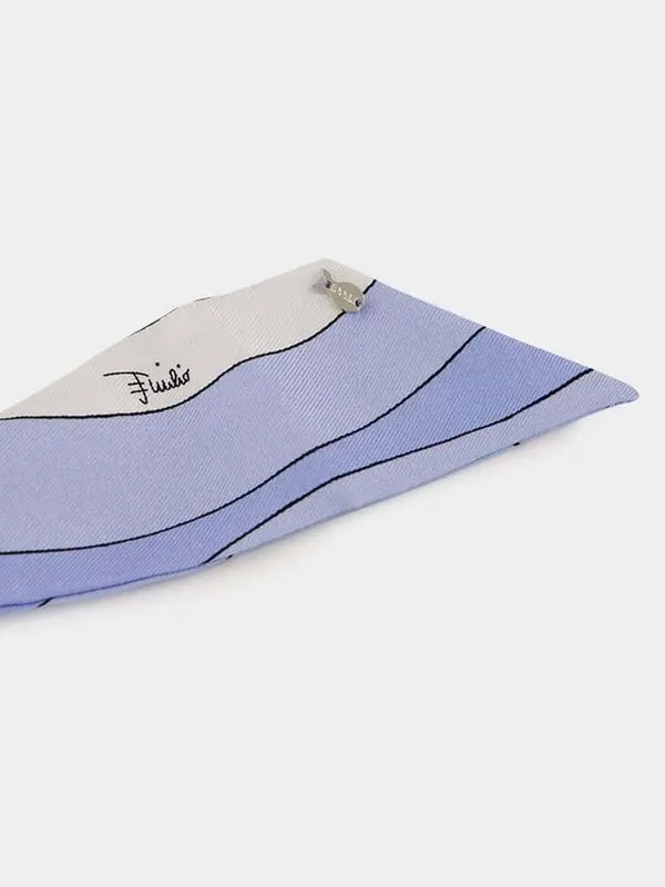 Emilio Pucci Silk Hair Tie With Foulard-detail