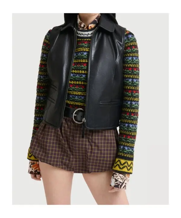 Marni Leather Zip-front Vest - No
