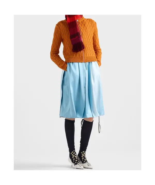 Prada Wool And Alpaca Cardigan