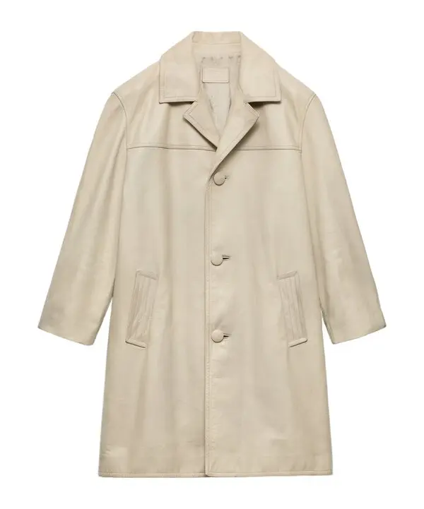 Prada Leather Coat
