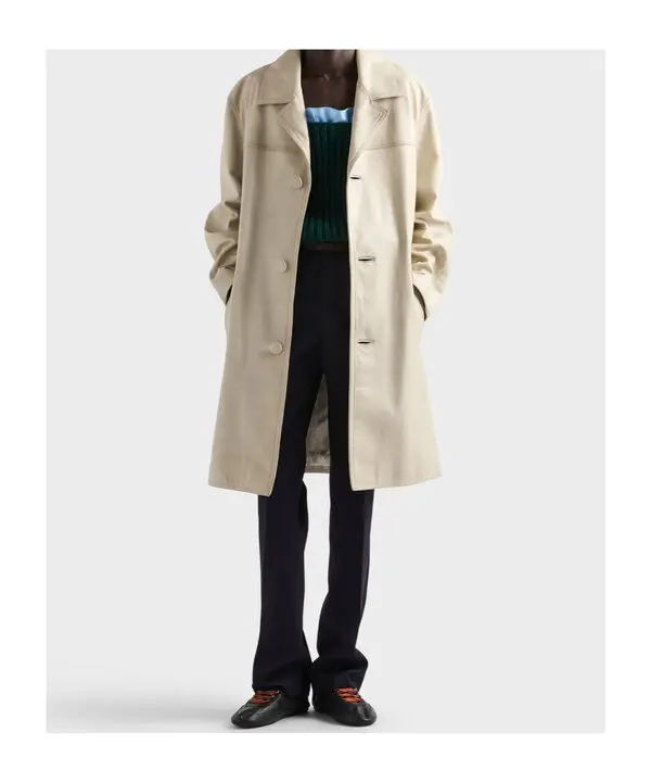 Prada Leather Coat