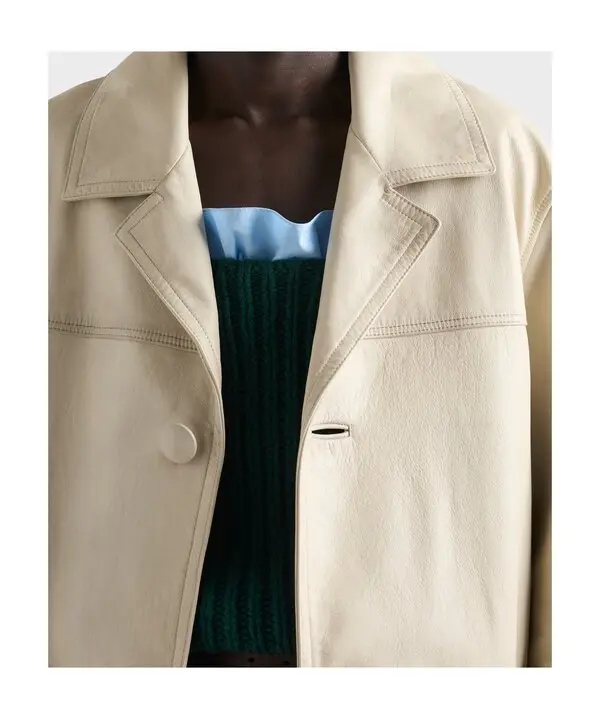 Prada Leather Coat
