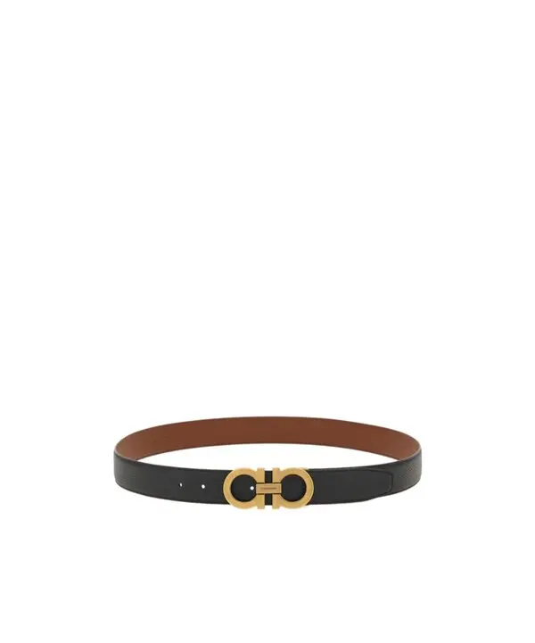 FERRAGAMO Reversible And Adjustable Gancini Belt