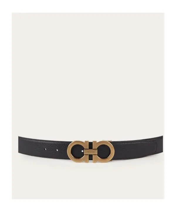 FERRAGAMO Reversible And Adjustable Gancini Belt