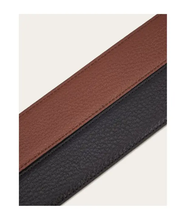 FERRAGAMO Reversible And Adjustable Gancini Belt