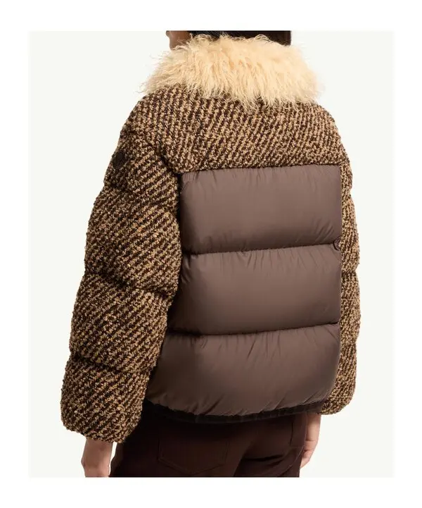 Moncler Dynamique Bouclé Short Down Jacket