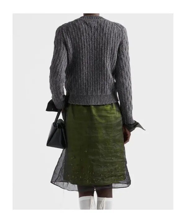 Prada Wool And Alpaca Cardigan