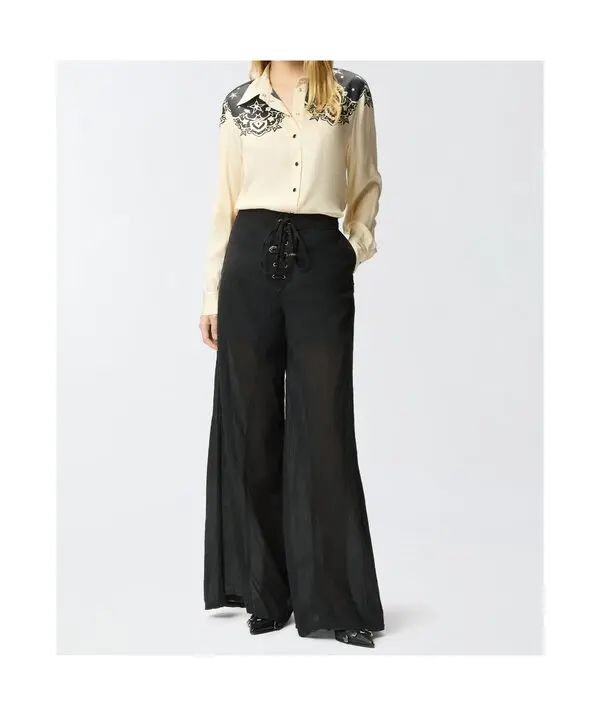 Pinko Texan Detailed Lightweight Trousers