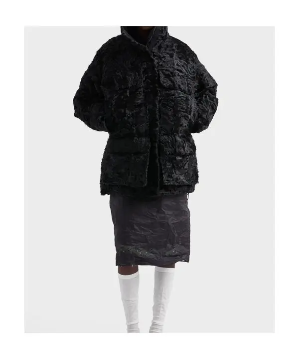 Prada Shearling Caban Jacket