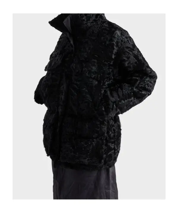 Prada Shearling Caban Jacket