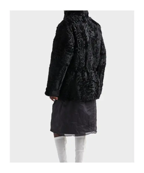 Prada Shearling Caban Jacket