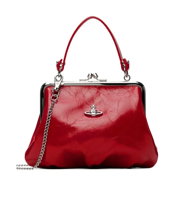 VIVIENNE WESTWOOD Granny Chain Shoulder Bag - Red
