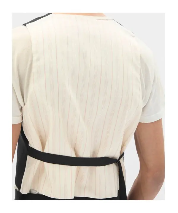 ANN DEMEULEMEESTER Gabardine Wool Waistcoat