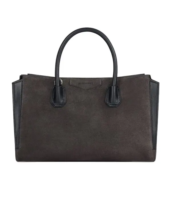 Givenchy Small Antigona Catchall Bag In Suede Leather