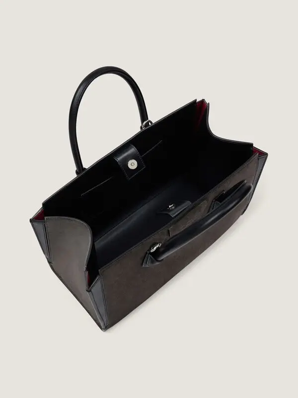 Givenchy Small Antigona Catchall Bag In Suede Leather