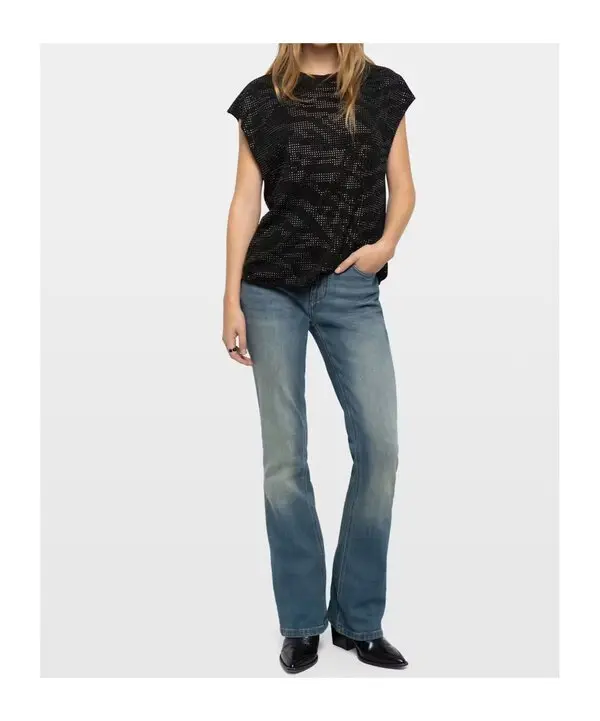 Zadig&Voltaire Crew-neck Short-sleeve Top
