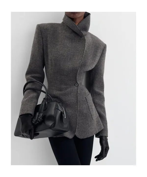 Magda Butrym Double-breasted Shawl-collar Blazer