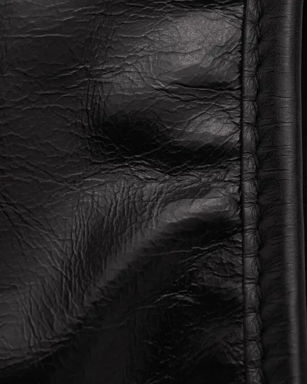 Prada Aimee Large Leather Shoulder Bag - Black