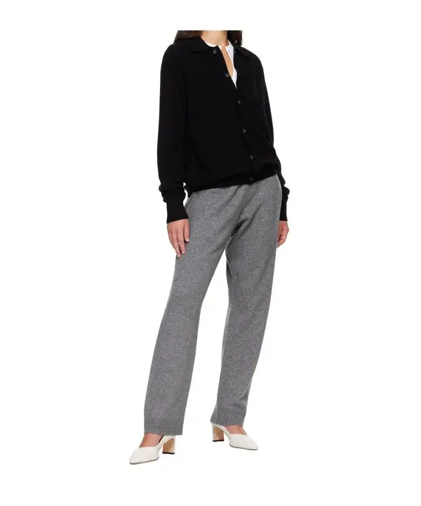 ENTIRE STUDIOS Button-up Collar Cardigan - Black