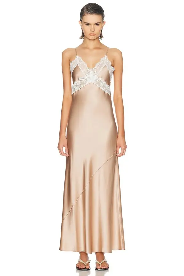 Sprwmn Emma Silk Maxi Dress