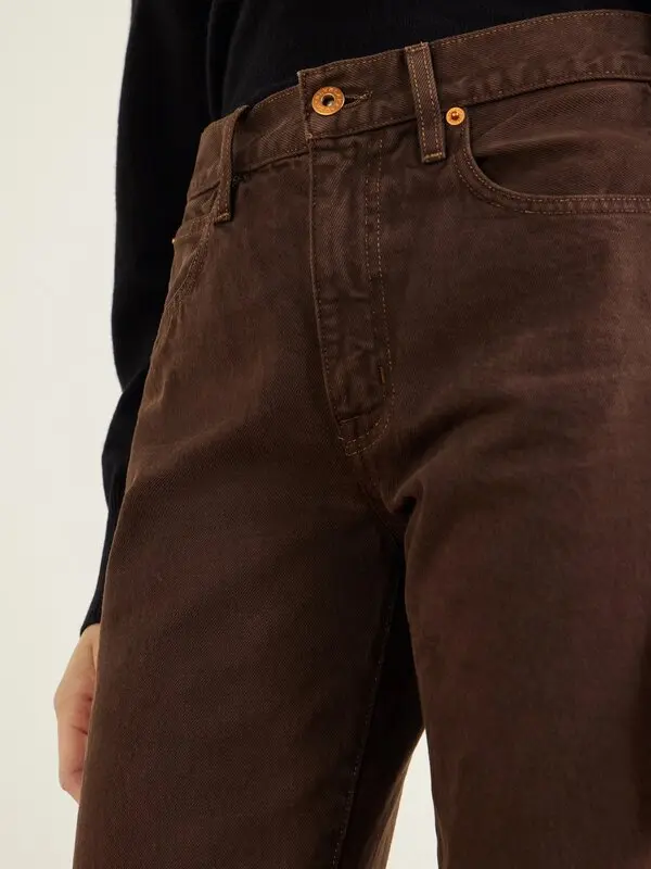 SLVRLAKE Phoenix Mid-rise Straight-leg Jeans