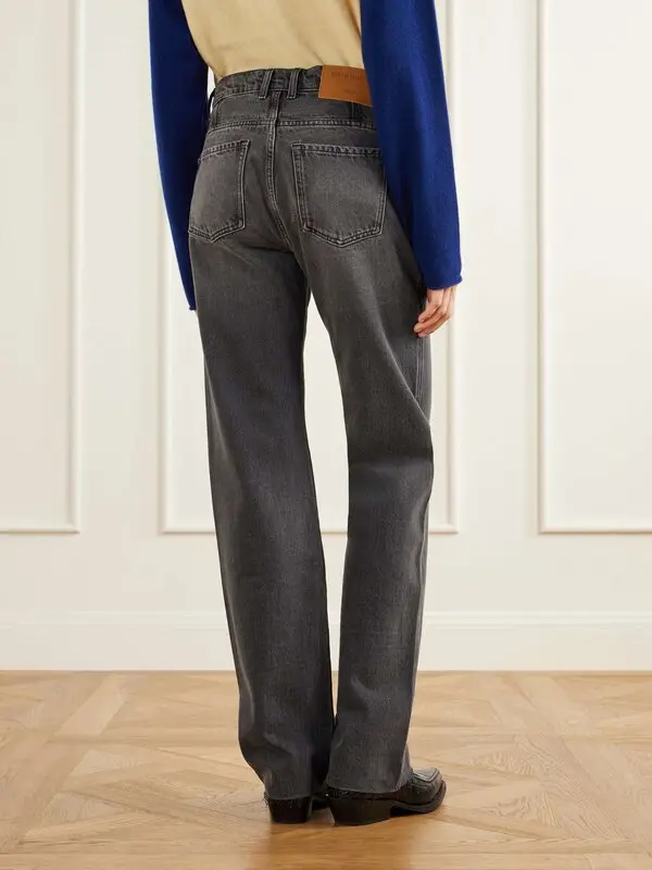 Guest In Residence Weekender Mid-rise Straight-leg Jeans