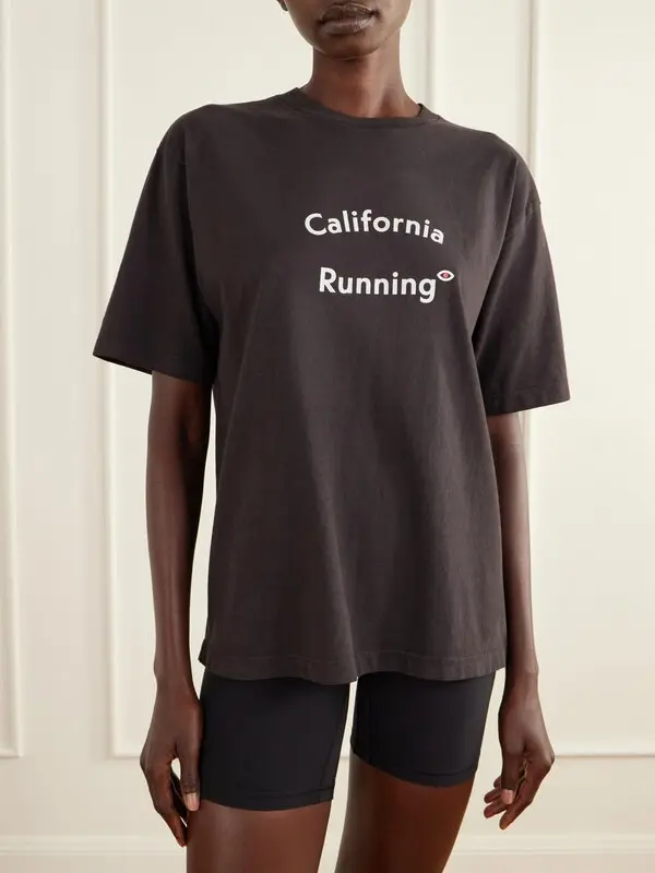 DISTRICT VISION California Printed Cotton-jersey T-shirt