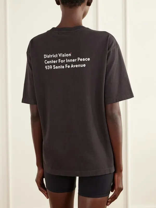 DISTRICT VISION California Printed Cotton-jersey T-shirt