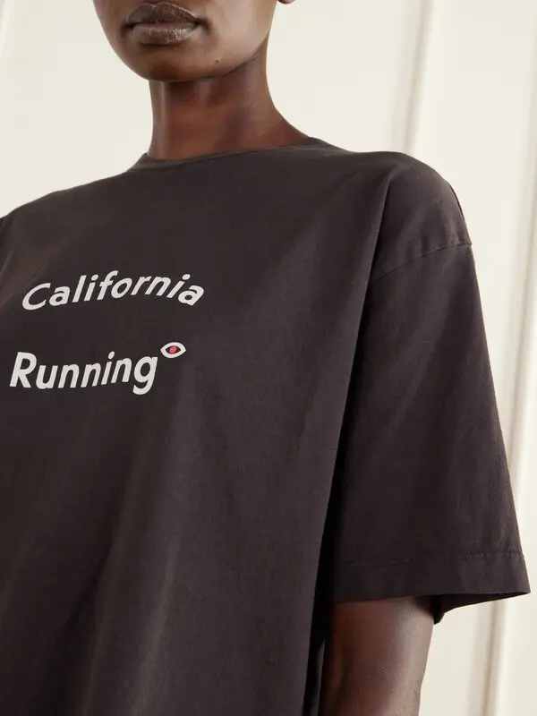DISTRICT VISION California Printed Cotton-jersey T-shirt