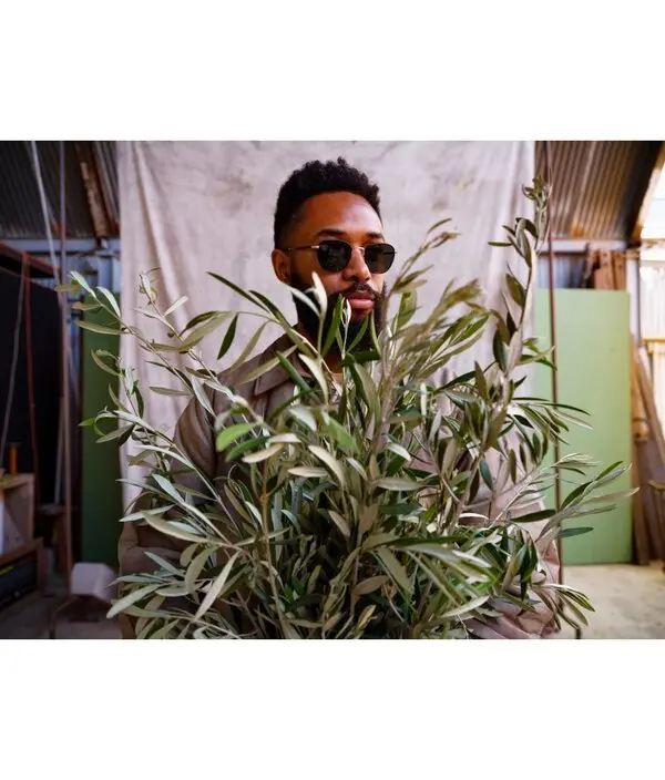 Garrett Leight Logo Sunglasses