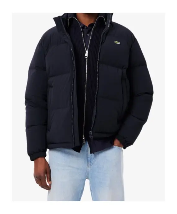 Lacoste Water-repellent Hooded Down Jacket