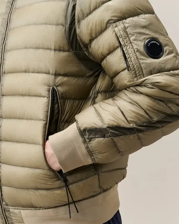 C.P. COMPANY Down Jacket With A Visor Hood