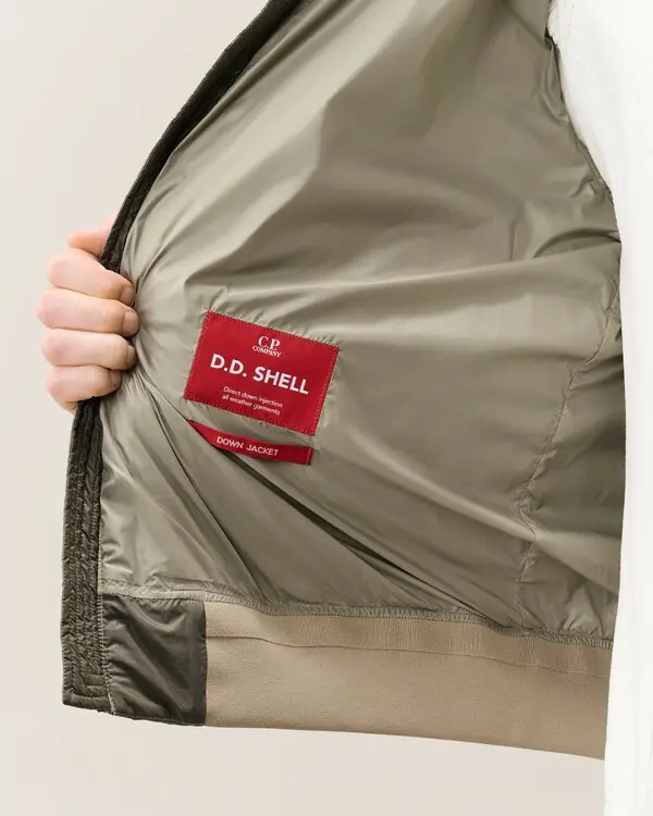 C.P. COMPANY Down Jacket With A Visor Hood
