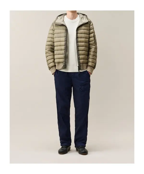C.P. COMPANY Down Jacket With A Visor Hood