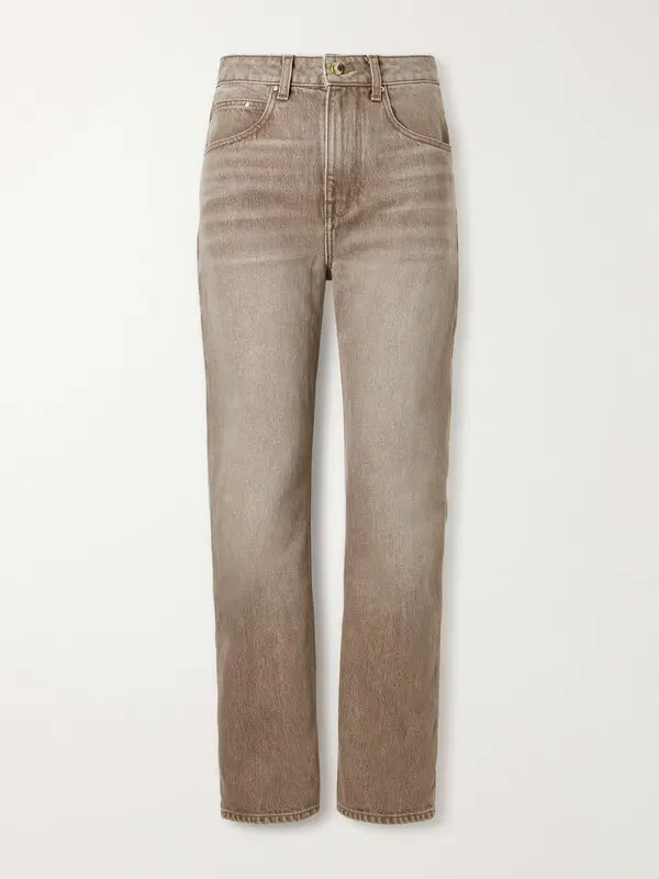 Ossou Drift High-rise Straight-leg Jeans