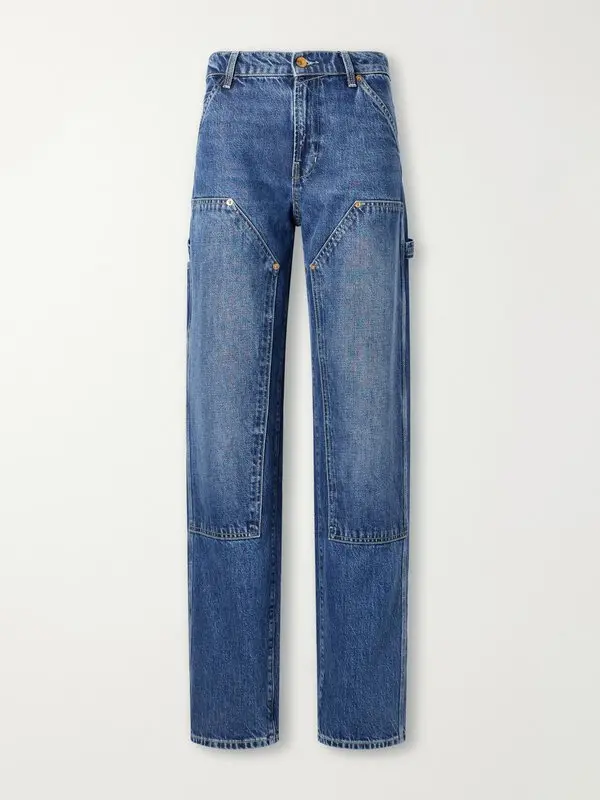 Guest In Residence Workday Mid-rise Wide-leg Jeans - Blue