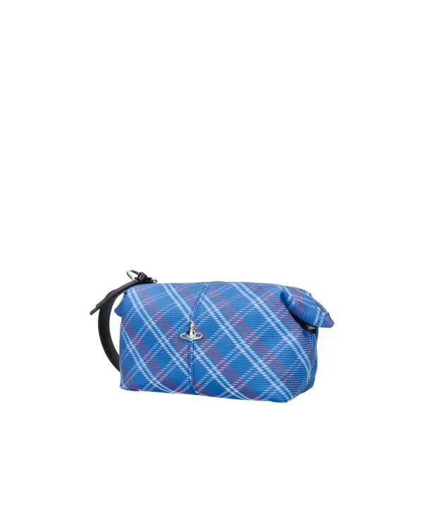 VIVIENNE WESTWOOD Checked Zip Shoulder Bag