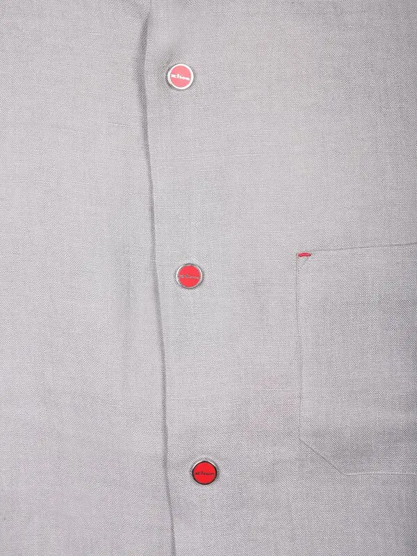 Kiton Contrast Button Shirt