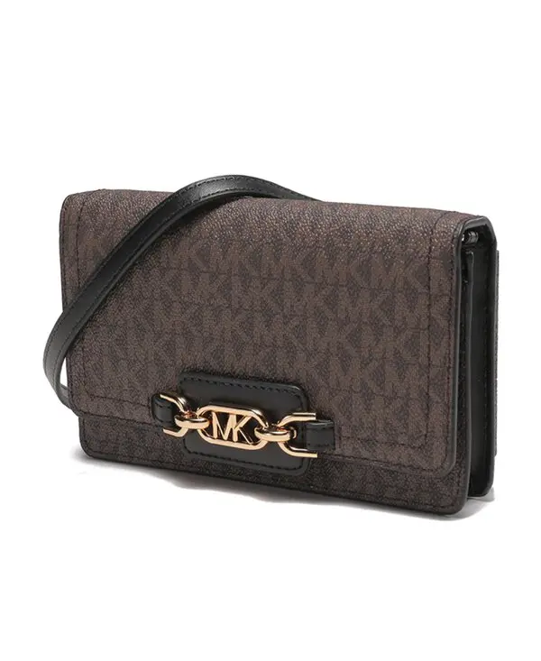 Michael Kors Heather Monogram Crossbody Bag